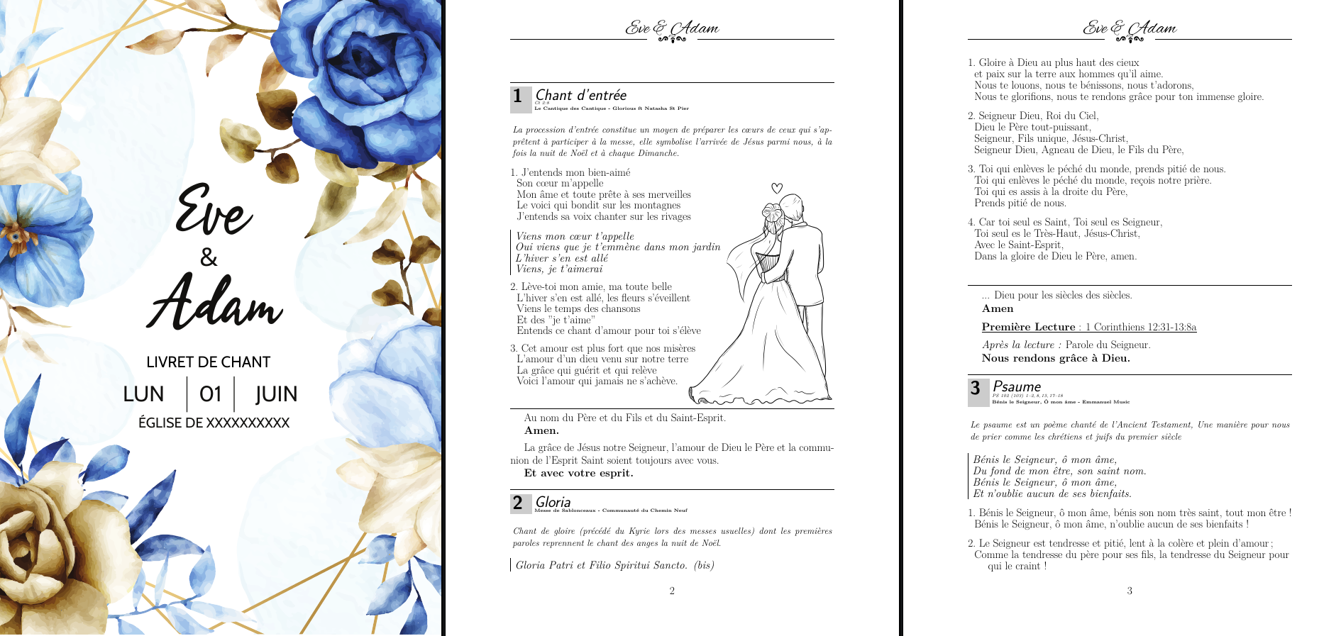Wedding Booklet Template with the LaTeX Songs Package · A blog about stuff I do